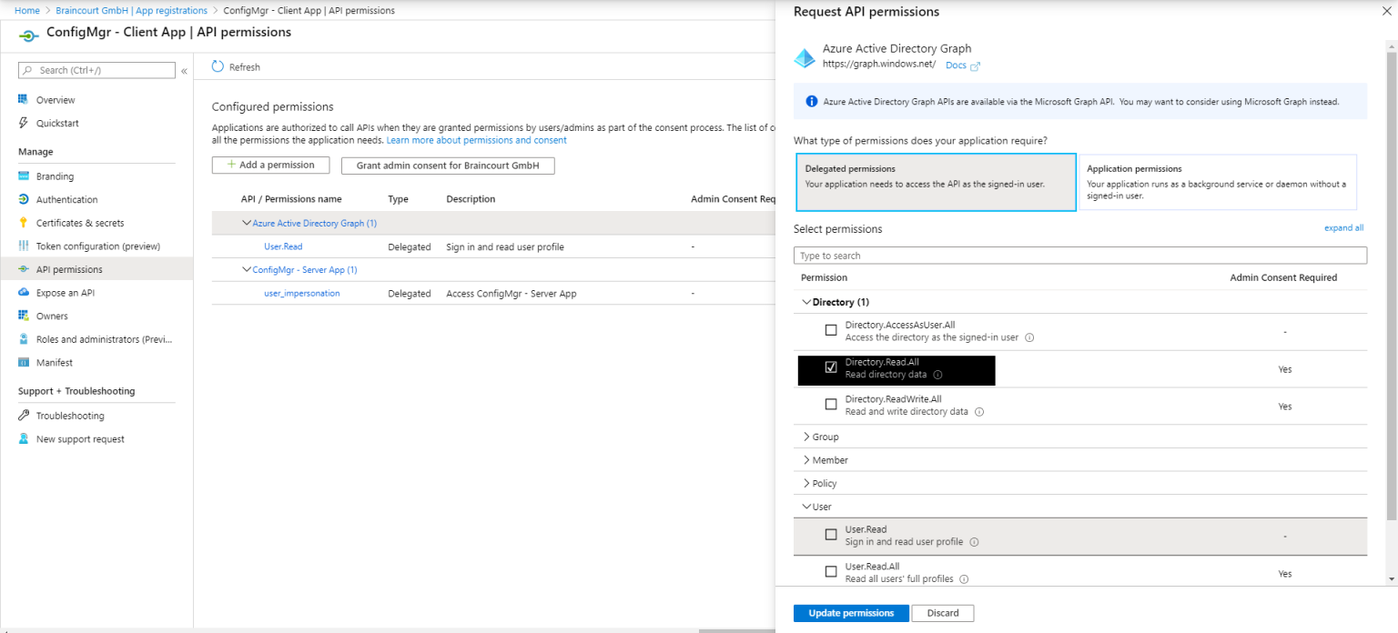 Co-Management with System Center Configuration Manager (SCCM 1910) and ...