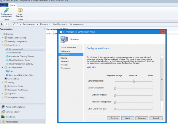 Co-Management with System Center Configuration Manager (SCCM 1910) and ...