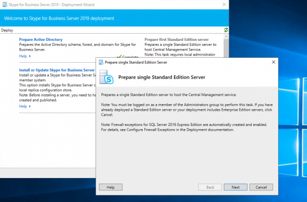 Install Skype for Business Server 2019 Step by Step - .matrixpost.net