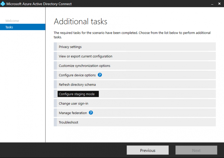 Move Azure AD Connect to another Server - .matrixpost.net