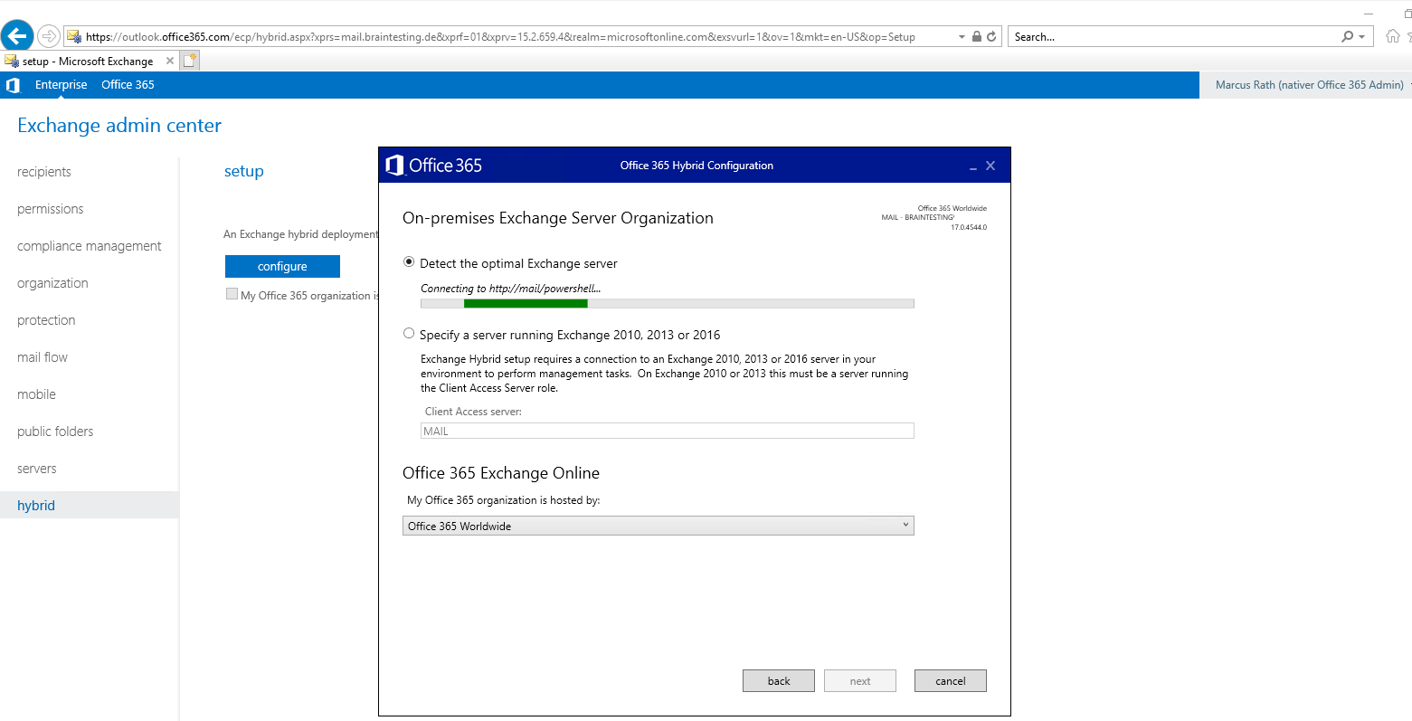 Migration from onPremise to Office 365 – Step by Step – Part 2 ...