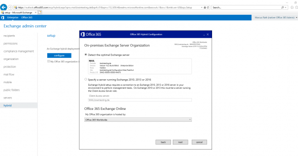 Migration from onPremise to Office 365 – Step by Step – Part 2 ...