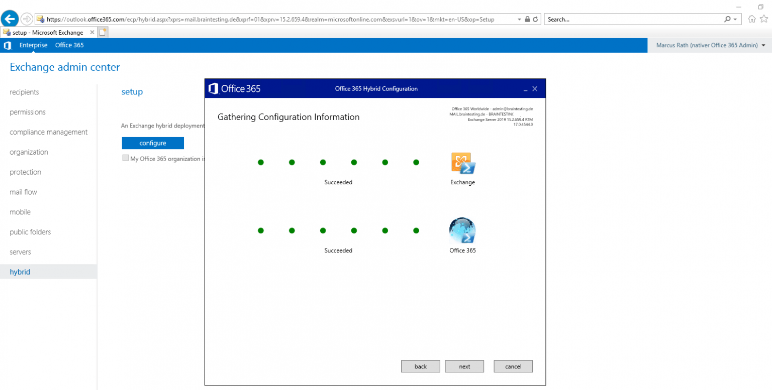 Migration from onPremise to Office 365 – Step by Step – Part 2 ...