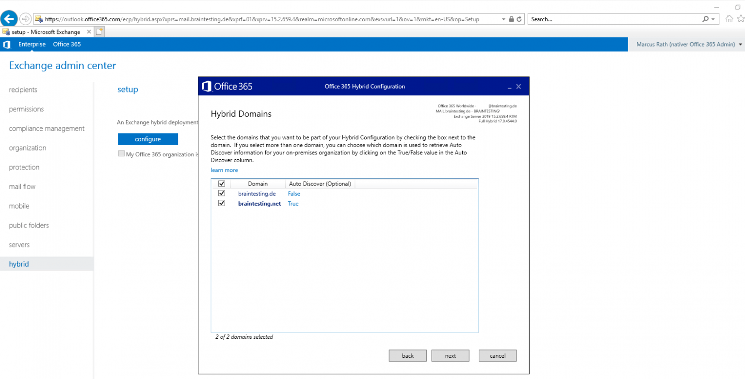 Migration from onPremise to Office 365 – Step by Step – Part 2 ...