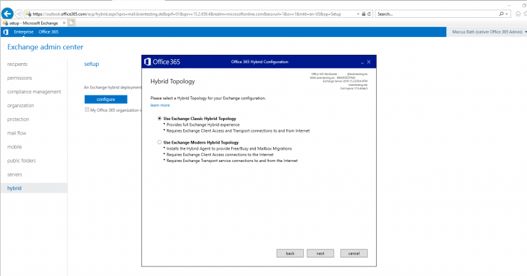 Migration from onPremise to Office 365 – Step by Step – Part 2 ...
