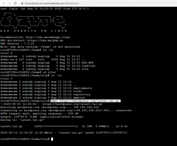 Deploy Wordpress In Azure App Service Web App With Staging Slots For The Production And