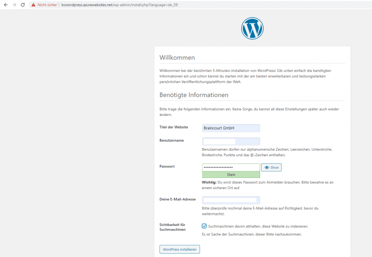Deploy Wordpress In Azure App Service Web App With Staging Slots For The Production And