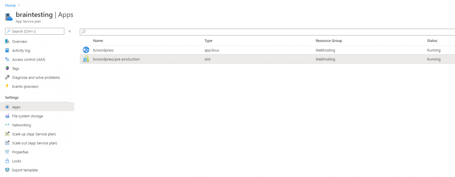 Deploy WordPress in Azure App Service (Web App) with staging slots for ...