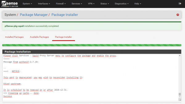 Set up pfSense as a Forward Proxy with Squid and configure access for ...