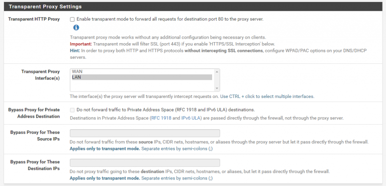 Set up pfSense as a Forward Proxy with Squid and configure access for ...