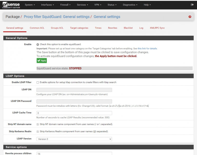 Set up pfSense as a Forward Proxy with Squid and configure access for ...