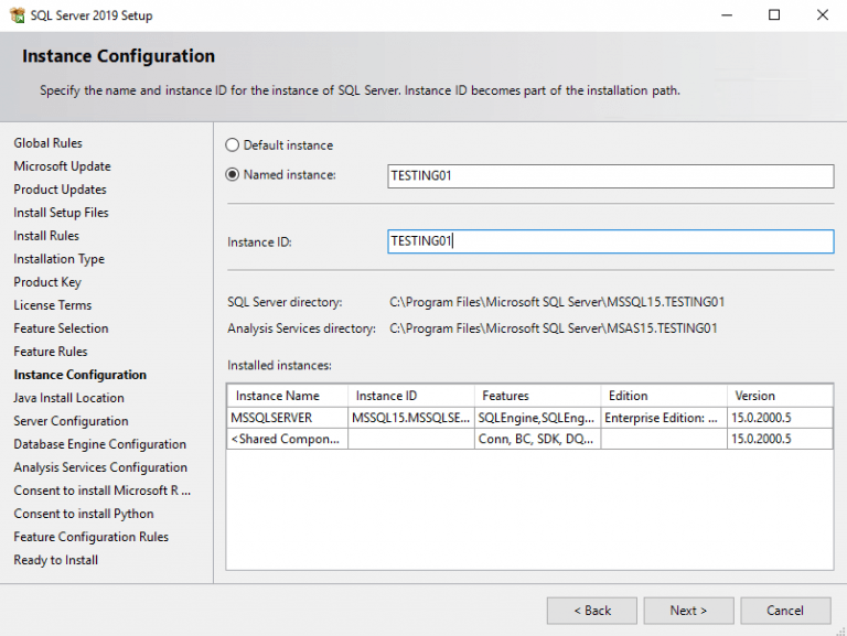 Configure Windows Service Accounts and Permissions exemplary on SQL ...