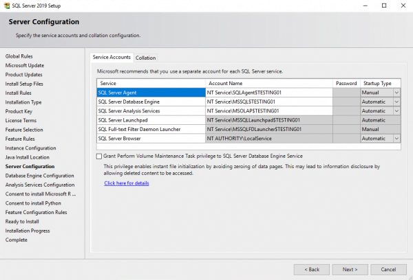 Configure Windows Service Accounts And Permissions Exemplary On Sql Server 2019 9267