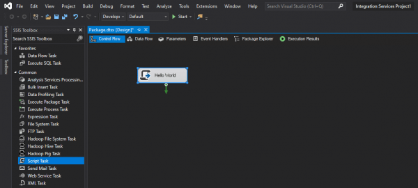 SQL Server Integration Services (SSIS) Basics – Script Task ...