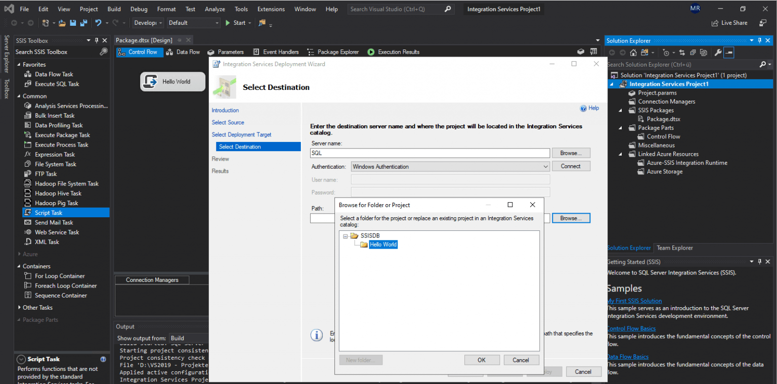 SQL Server Integration Services (SSIS) Basics – Script Task - .matrixpost.net
