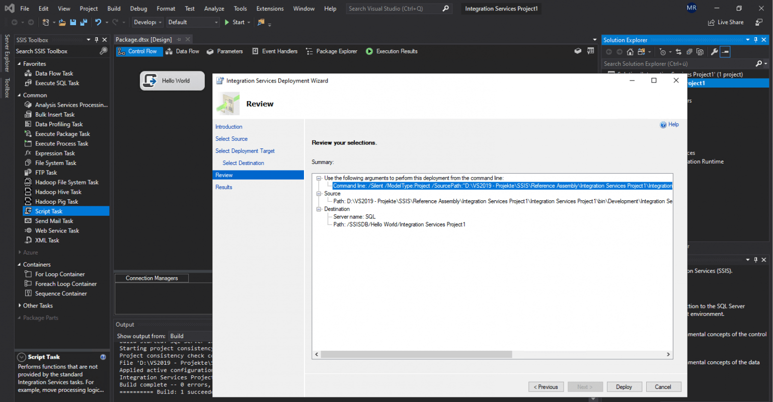 SQL Server Integration Services (SSIS) Basics – Script Task - .matrixpost.net