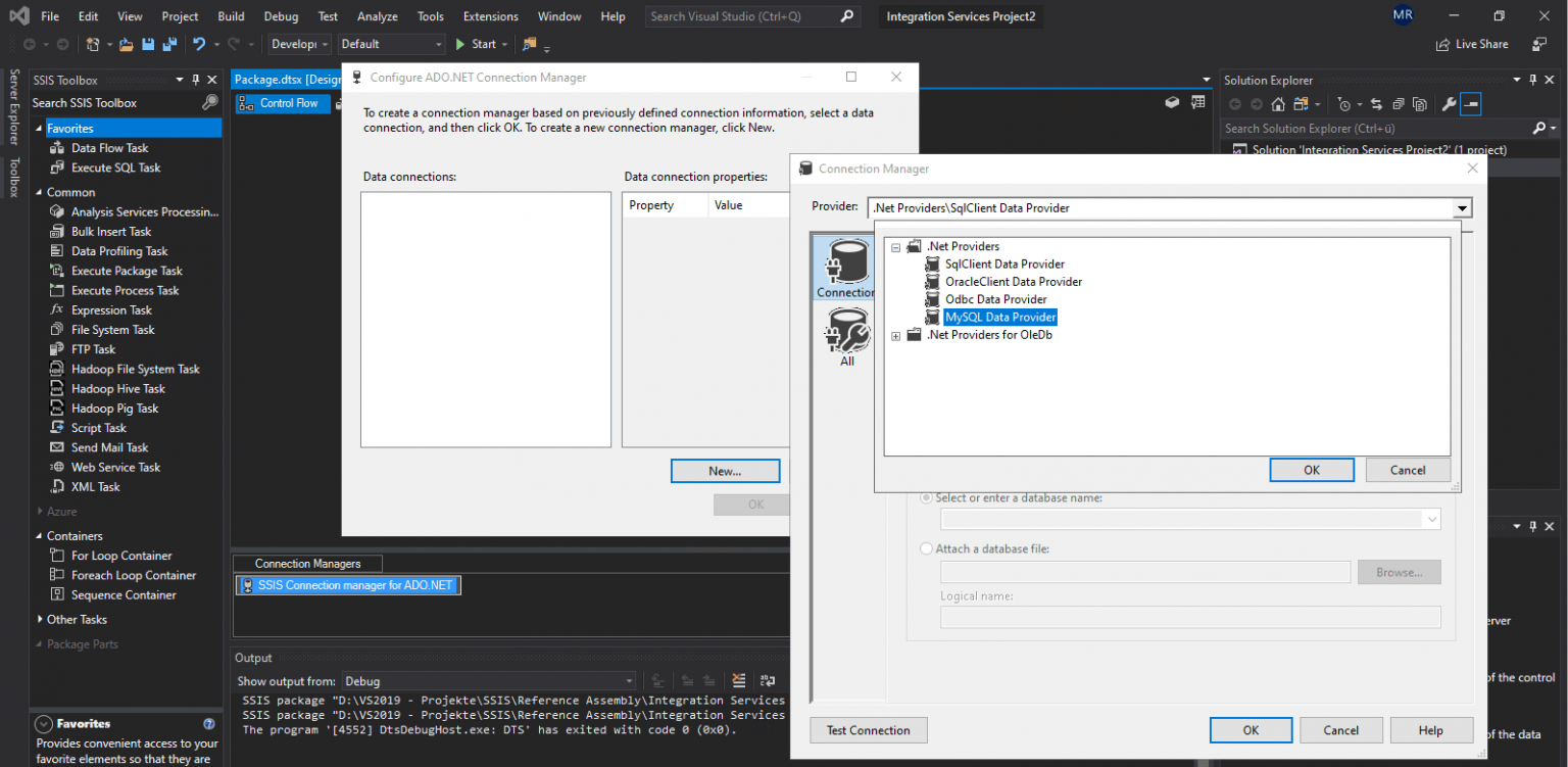 SQL Server Integration Services (SSIS) Basics – Load Data from a MySQL ...