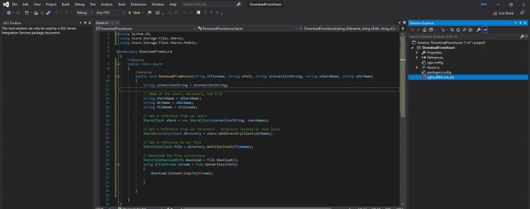 Load a custom Assembly in SQL Server Integration Services (SSIS) Script Task that is not or ...