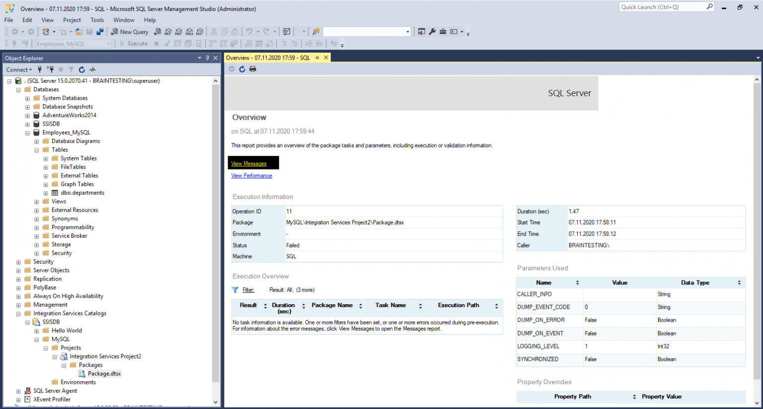 Sql Server Integration Services Ssis Basics Load Data From A Mysql Database Into Sql Server