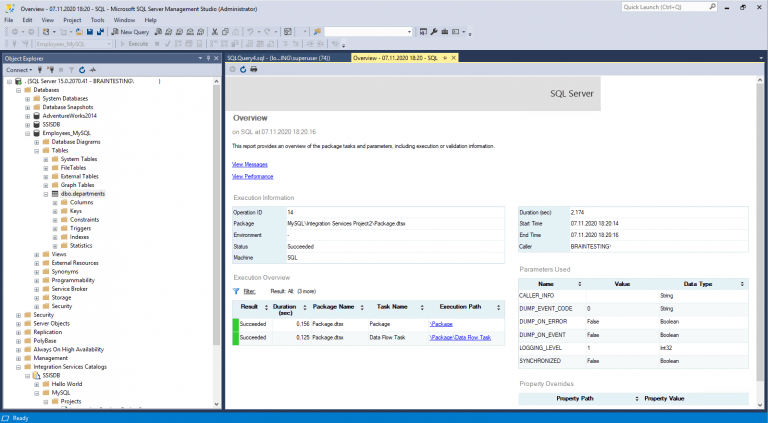 Sql Server Integration Services Ssis Basics Load Data From A Mysql Database Into Sql Server