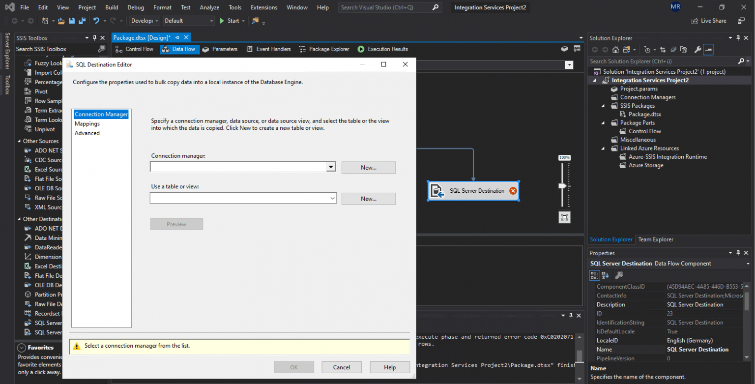 Sql Server Integration Services Ssis Basics Load Data From A Mysql Database Into Sql Server