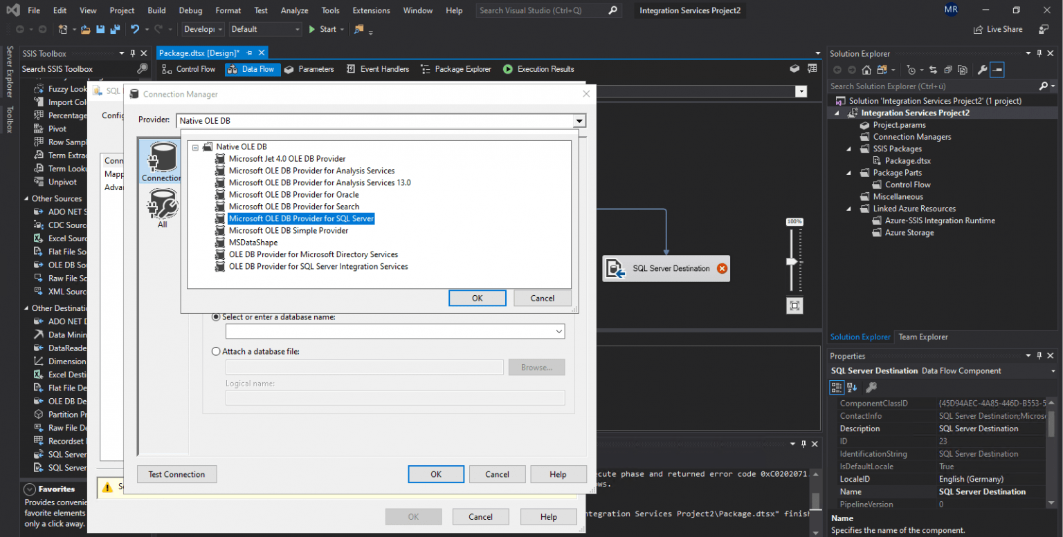 Sql Server Integration Services Ssis Basics Load Data From A Mysql Database Into Sql Server