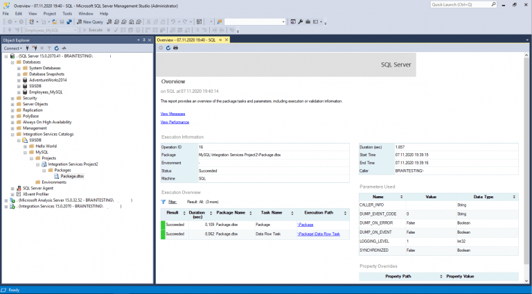 Sql Server Integration Services Ssis Basics Load Data From A Mysql Database Into Sql Server