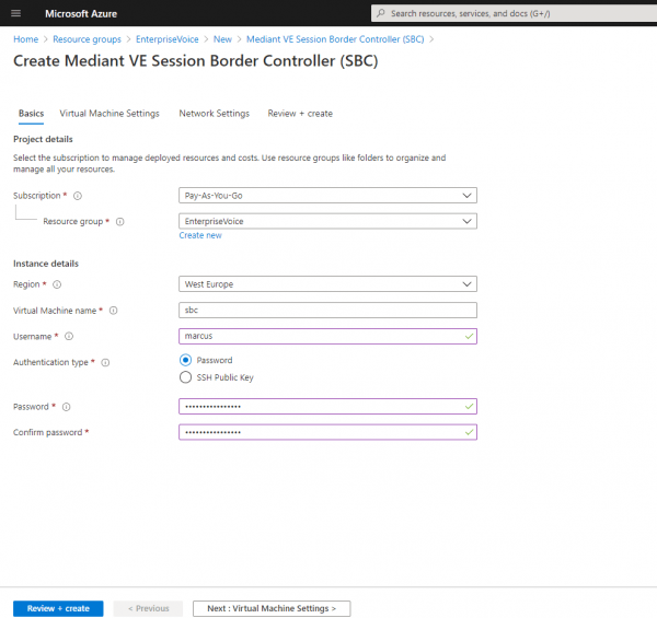 Set up AudioCodes Virtual Edition (VE) SBC in Azure for Microsoft Teams ...