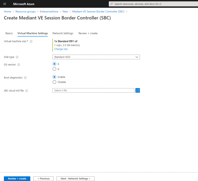 Set Up Audiocodes Virtual Edition Ve Sbc In Azure For Microsoft Teams Direct Routing With Dtag