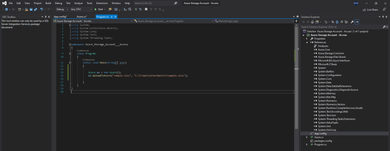 Accessing Azure Storage Account File Shares From C Applications