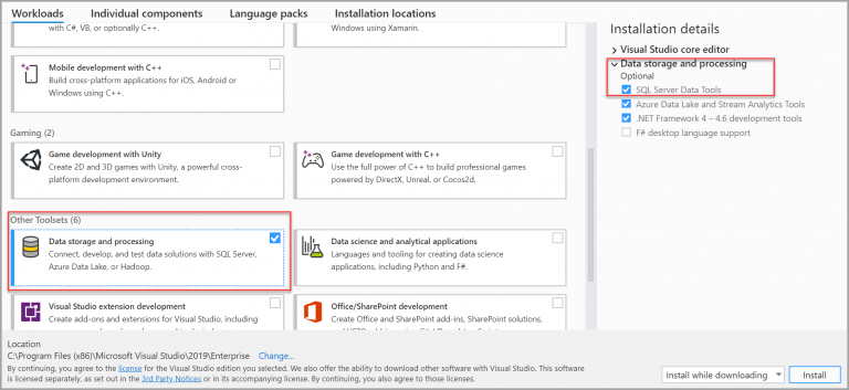 SQL Server Integration Services (SSIS) Basics – Installation ...