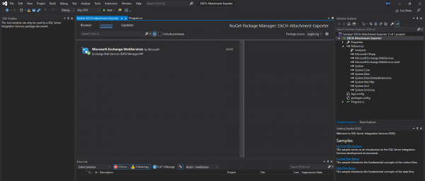 Create A C Console App Net Framework To Export Mail Attachments