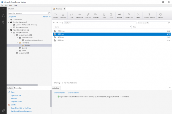 Accessing Azure Storage Account File Shares From C Applications