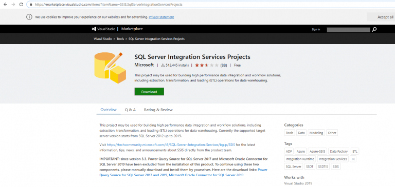 SQL Server Integration Services (SSIS) Basics – Installation ...
