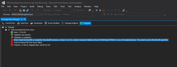 Load a custom Assembly in SQL Server Integration Services (SSIS) Script Task that is not or ...