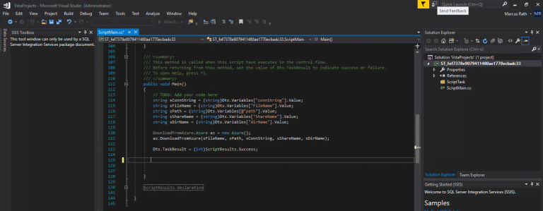 Load a custom Assembly in SQL Server Integration Services (SSIS) Script Task that is not or ...