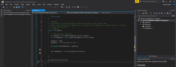 Load A Custom Assembly In Sql Server Integration Services Ssis Script Task That Is Not Or