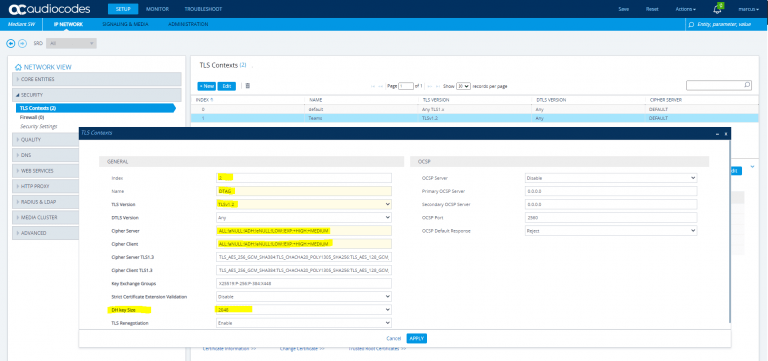 Set up AudioCodes Virtual Edition (VE) SBC in Azure for Microsoft Teams ...