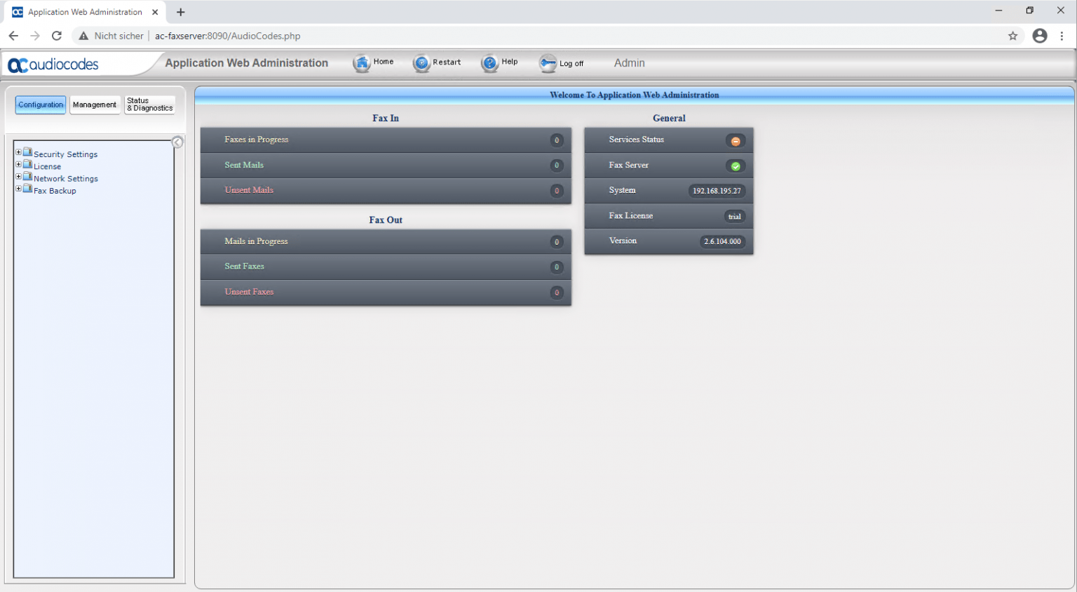 Set up AudioCodes Fax Server and Mediant VE SBC with DTAG SIP Trunk ...