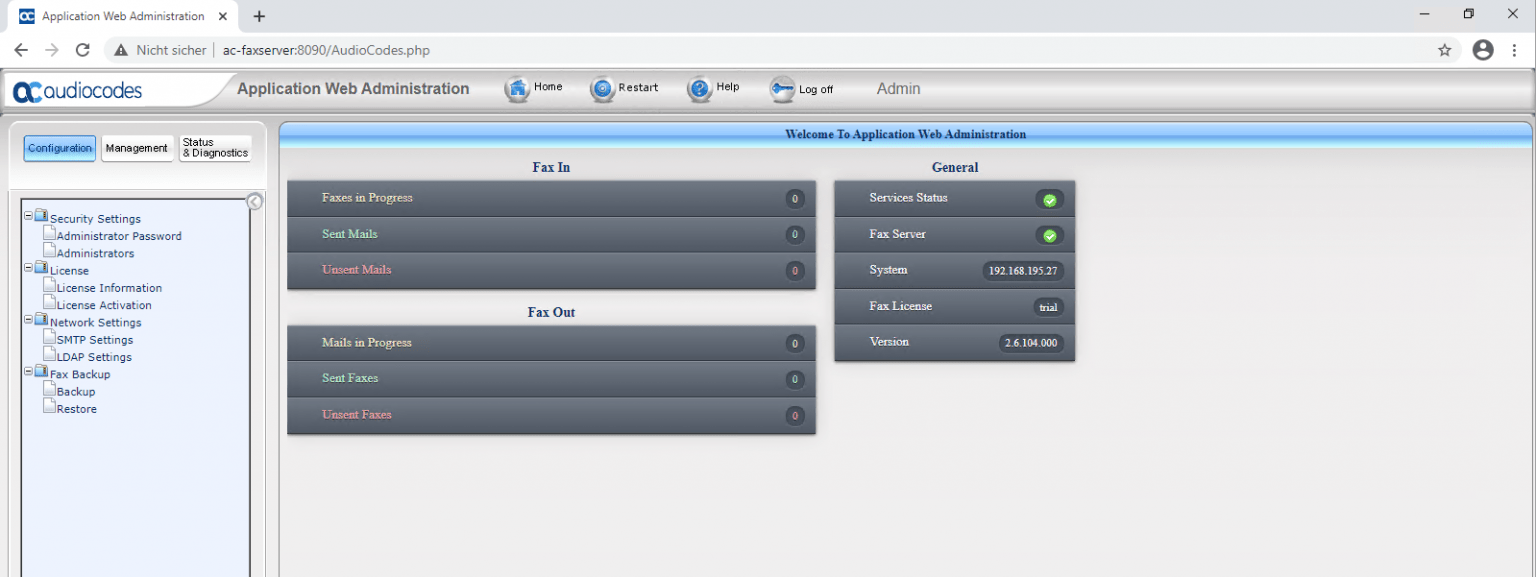 Set up AudioCodes Fax Server and Mediant VE SBC with DTAG SIP Trunk ...