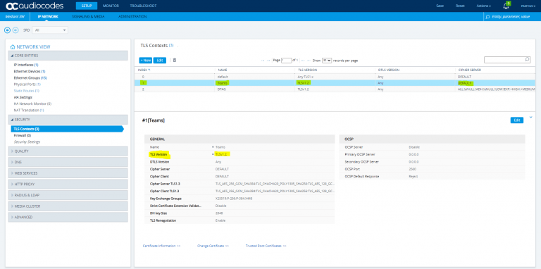 Set up AudioCodes Virtual Edition (VE) SBC in Azure for Microsoft Teams ...