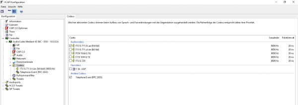Set up GFI FaxMaker with XCAPI and AudioCodes Mediant VE SBC with DTAG ...