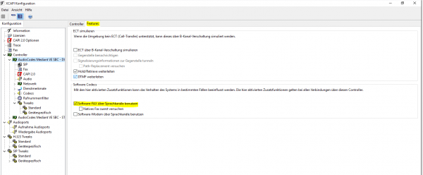 Set up GFI FaxMaker with XCAPI and AudioCodes Mediant VE SBC with DTAG ...