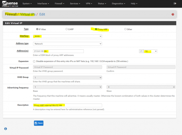 Set up a Perimeter Network with public IPv4 Addresses and pfSense ...