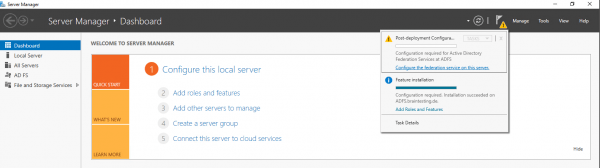 Set up Active Directory Federation Services (AD FS 5.0) – Internal ADFS ...