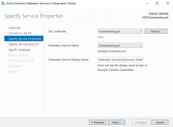 Set up Active Directory Federation Services (AD FS 5.0) – Internal ADFS Server – Part 1 ...