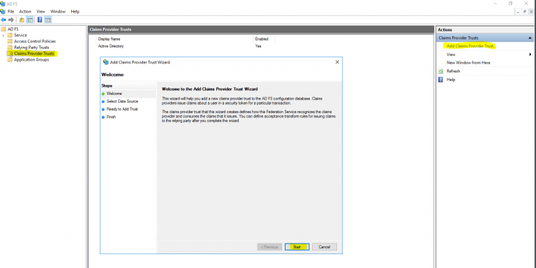Set up an AD FS Federation Trust between two Organizations ...