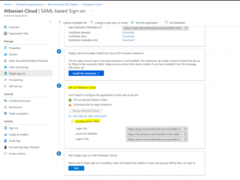 SAML single sign-on for Atlassian Cloud with Azure AD - .matrixpost.net