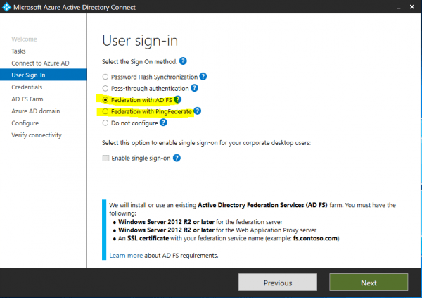 Azure AD – Federated Domain vs. Managed Domain - .matrixpost.net