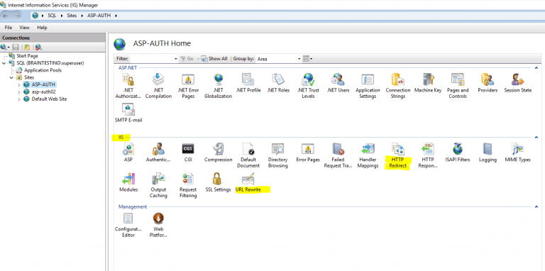 Redirect From To Using The Iis Url Rewrite Module